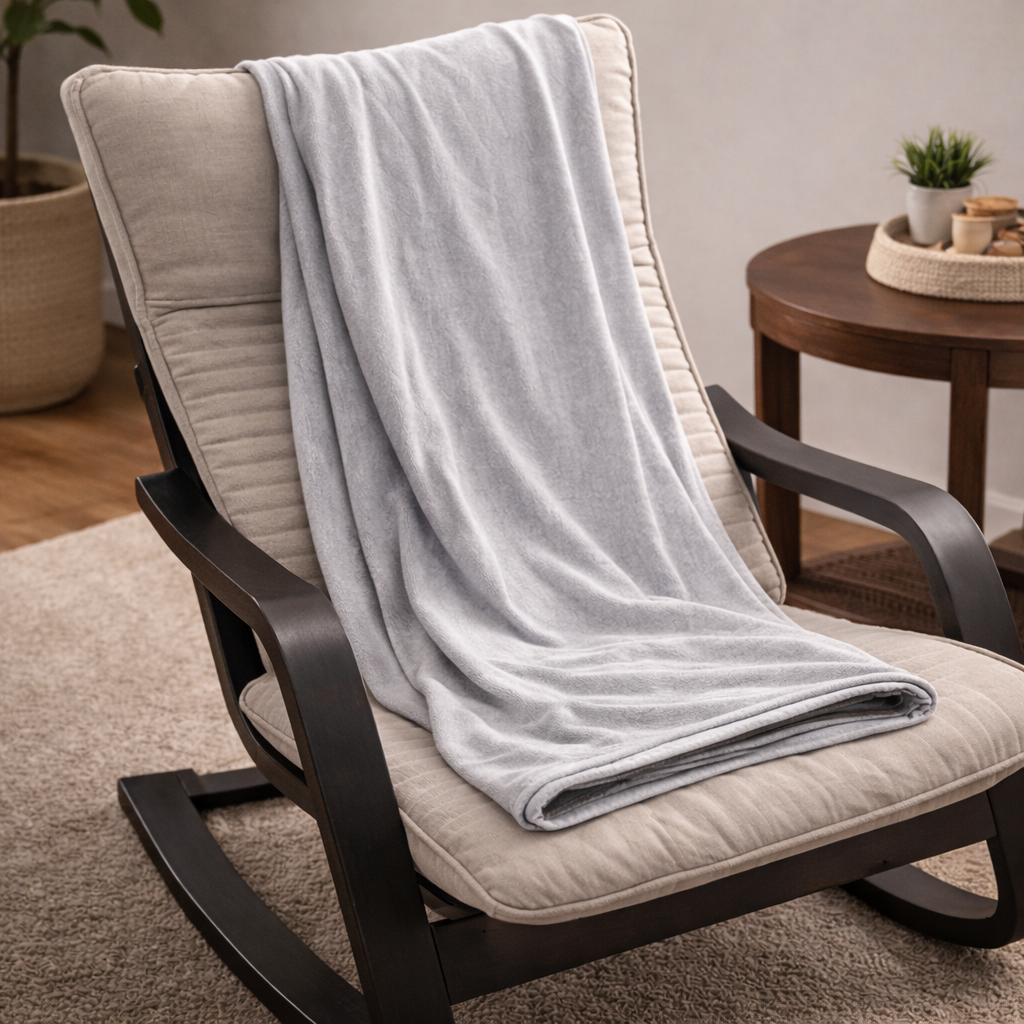 Shielding Blanket Silver Jersey Cotton EMF Protection